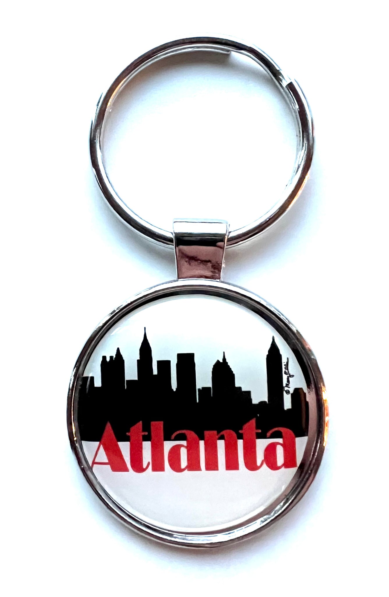 Atlanta Georgia Keychain Night Skyline - Fifth Avenue Manufacturers