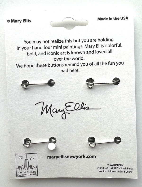 New Jersey Mini Button Set of 4 - Fifth Avenue Manufacturers