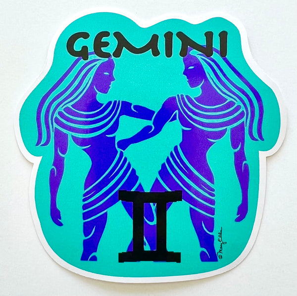 Giant Sticker Zodiac Gemini Sign - Fifth Avenue Manufacturers