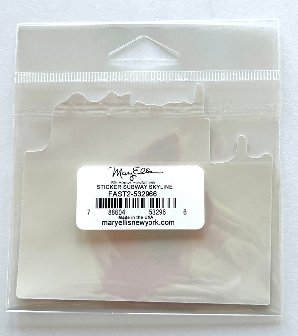 New York Giant Sticker Subway Skyline - Fifth Avenue Manufacturers