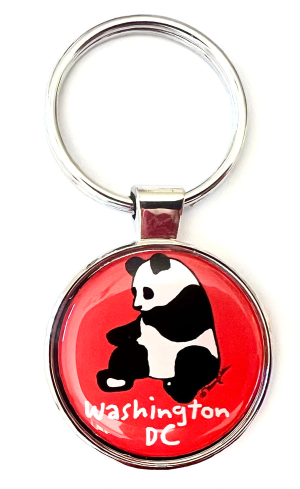 Washington DC Panda Keychain - Fifth Avenue Manufacturers