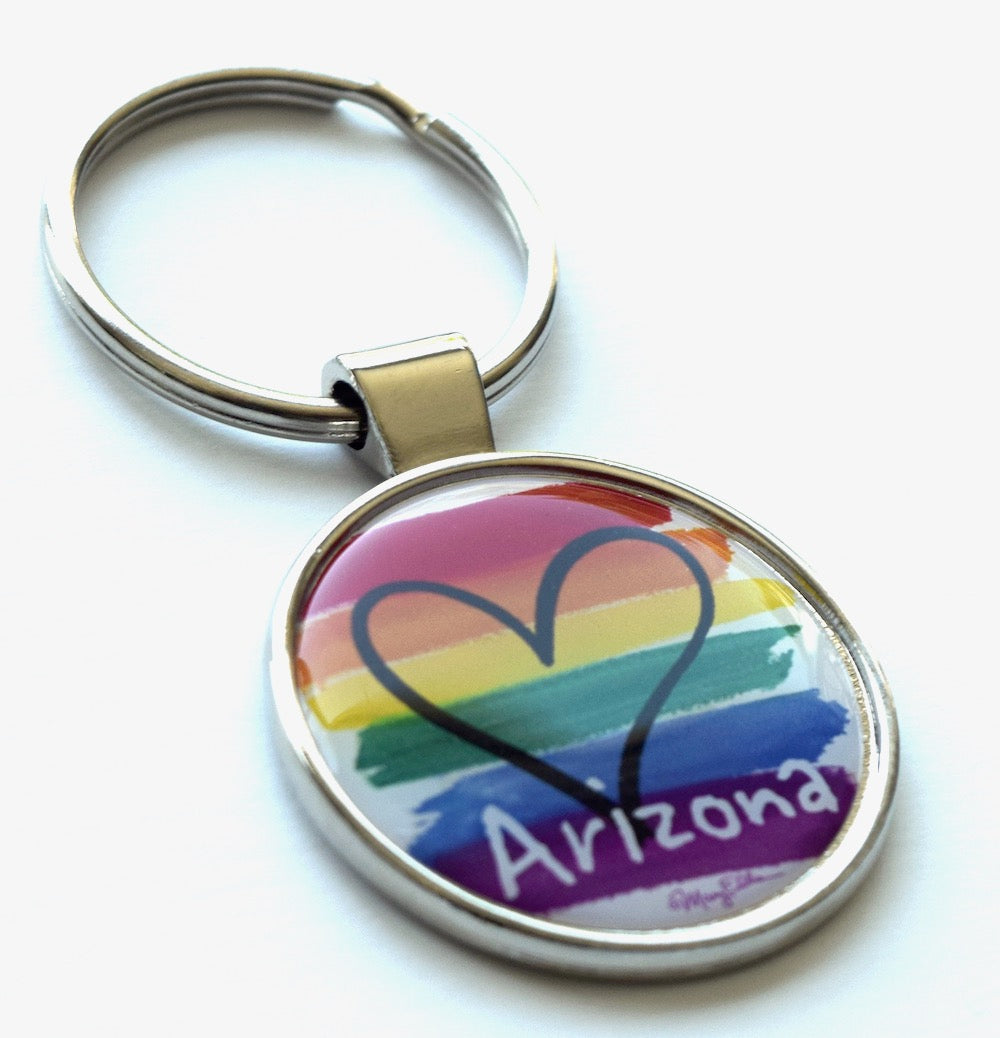Arizona Keychain State Flag - Fifth Avenue Manufacturers
