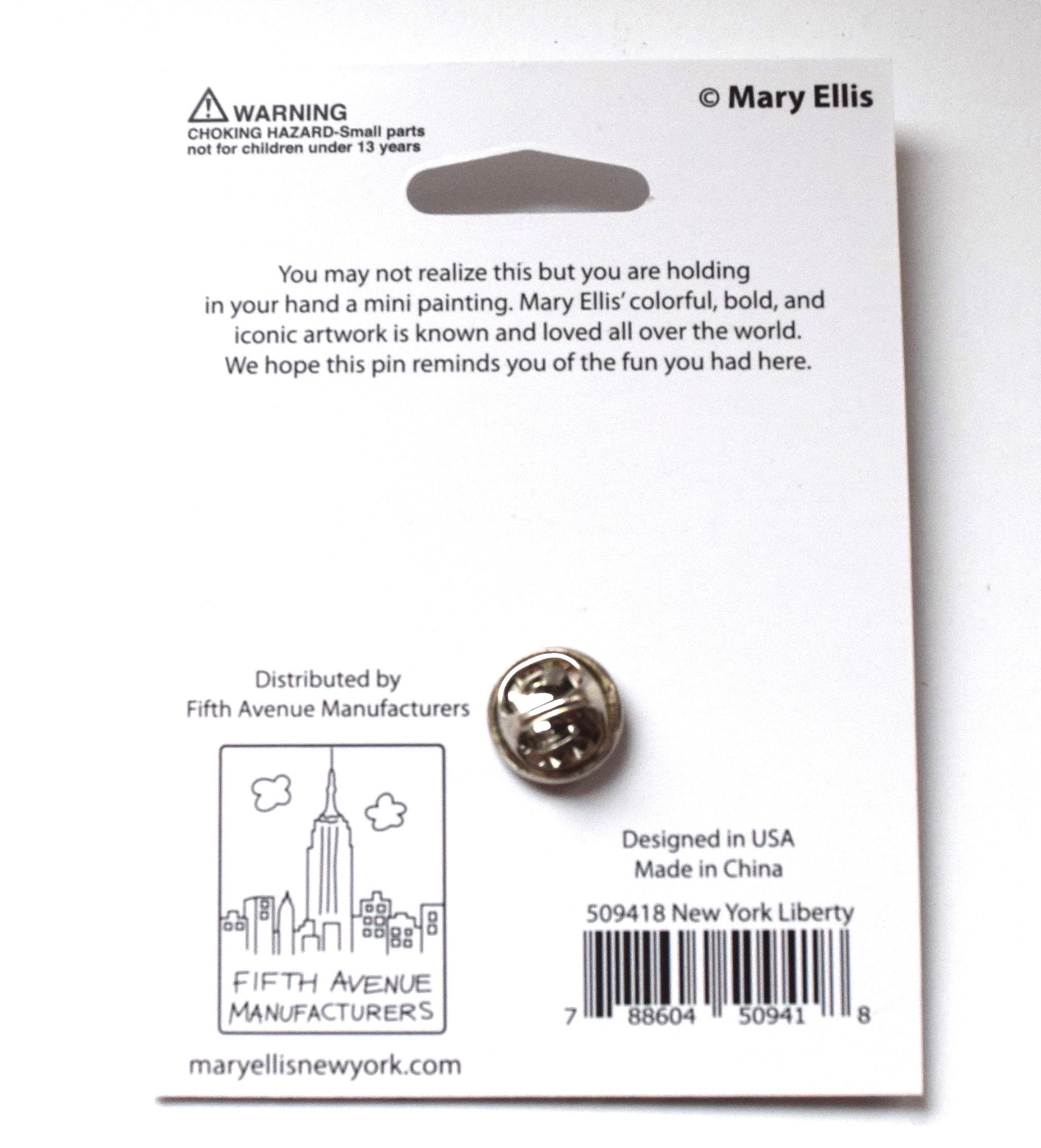 New York Button Set of 4 Icons - Fifth Avenue Manufacturers