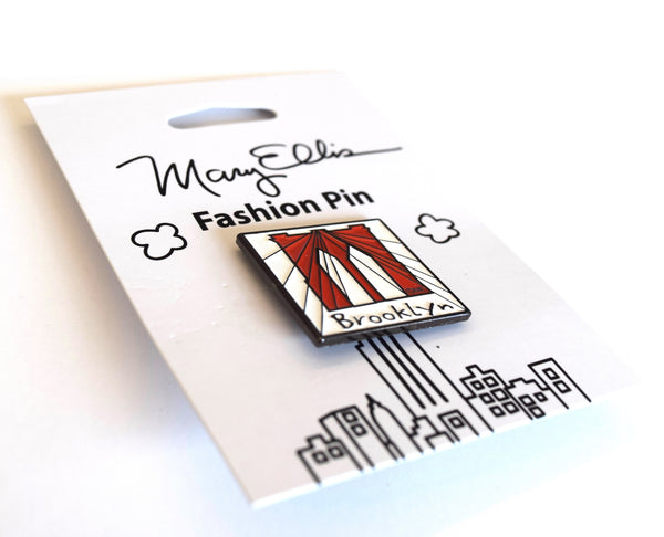 Brooklyn Bridge Enamel Pin - Fifth Avenue Manufacturers