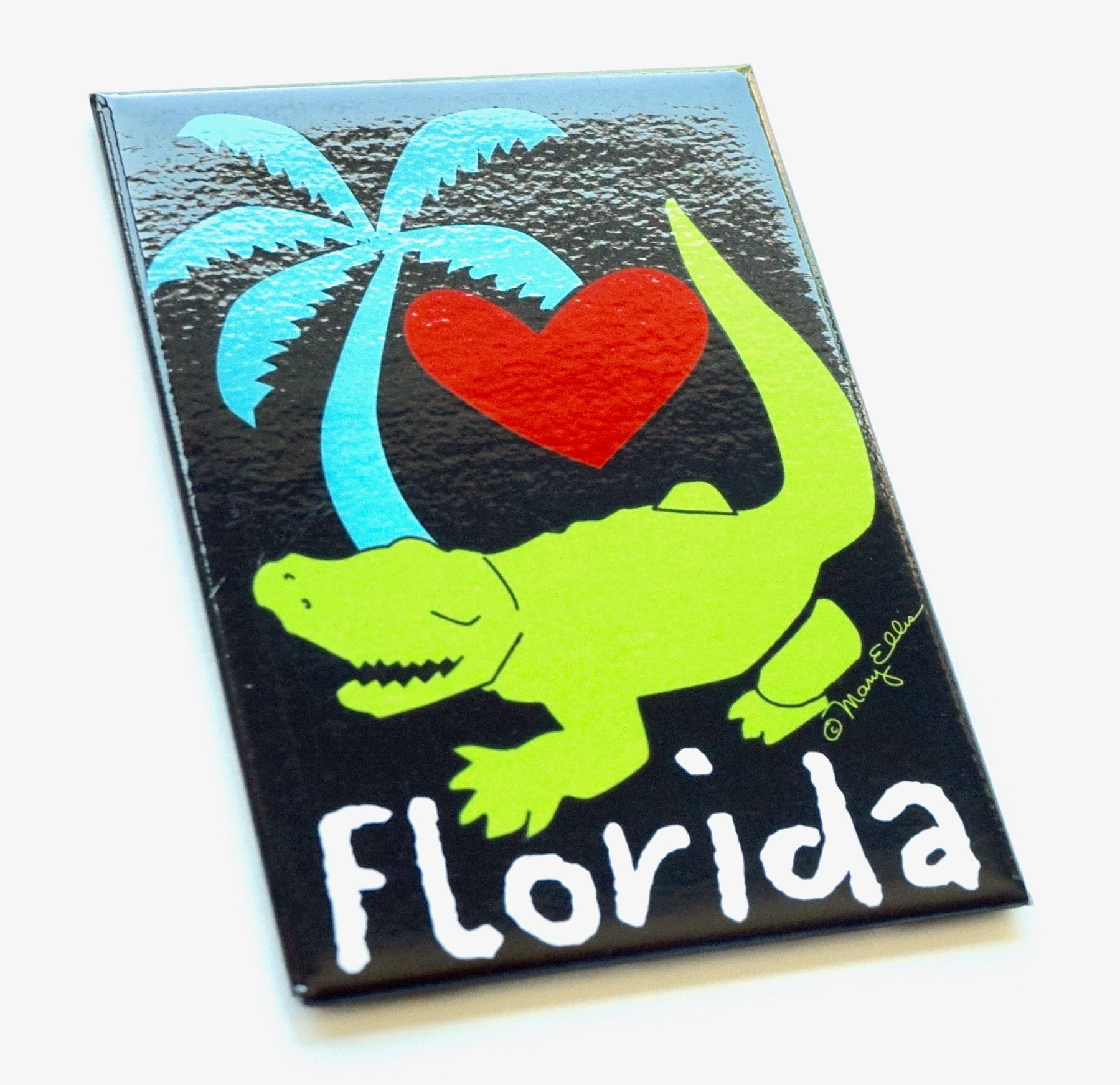 Florida Magnet Heart Gator - Fifth Avenue Manufacturers