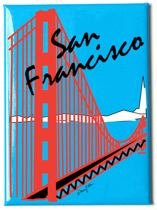 San Francisco Magnet Golden Gate Bridge - Fifth Avenue Manufacturers