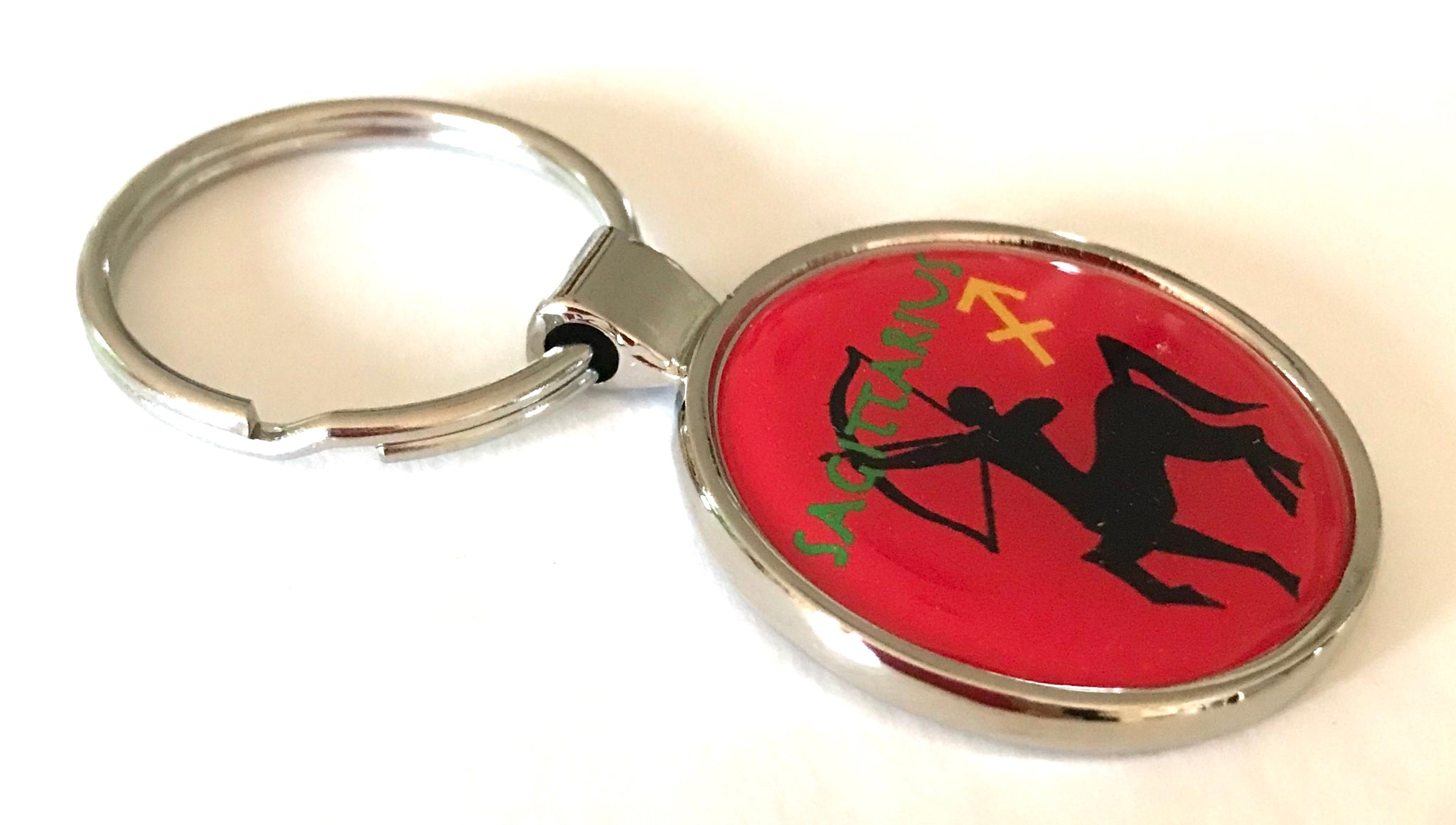 Zodiac Sagittarius Dome Keychain - Fifth Avenue Manufacturers