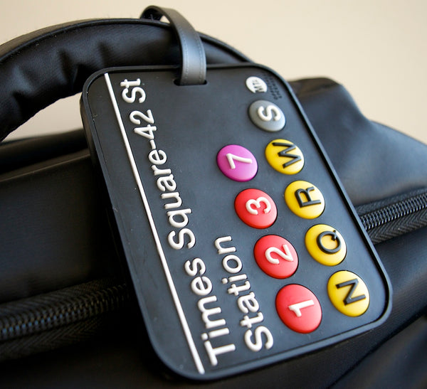 Times Square Subway Stop MTA Luggage Tag - Fifth Avenue Manufacturers